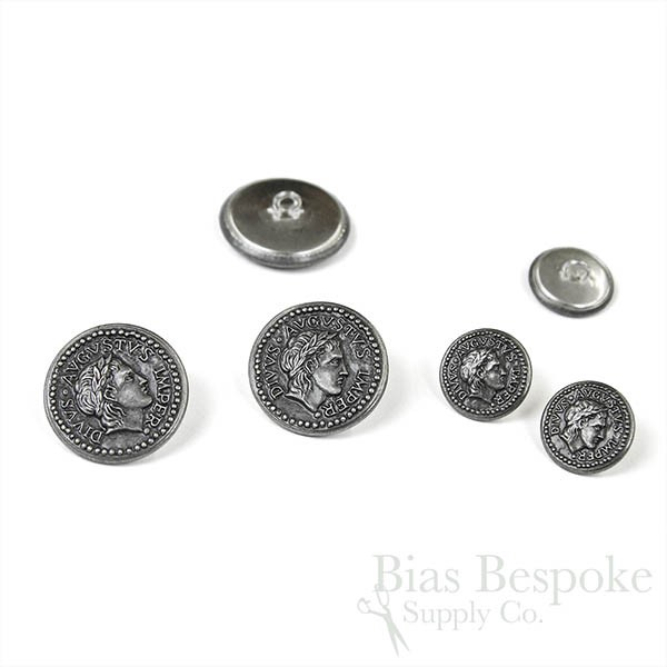 Ancient Roman (Reproduction) Imperial Metal Buttons, Made in France