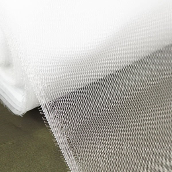 WANG Sheer & Rigid Nylon Mesh, Hard Weave, 56" Wide